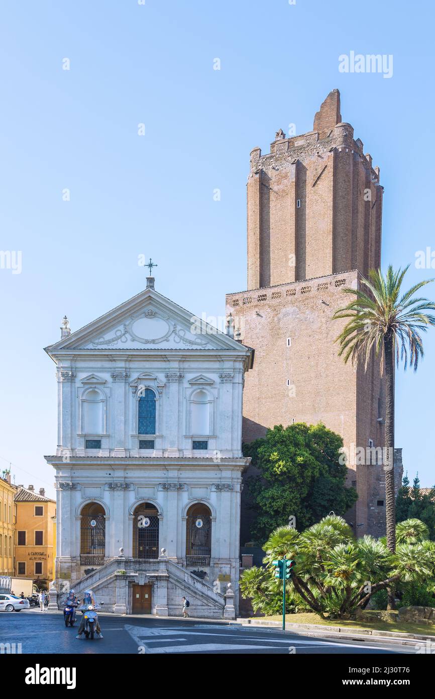 Rome, Church of Santa Maria da Siena, Torre delle Milizie, Trajan's ...