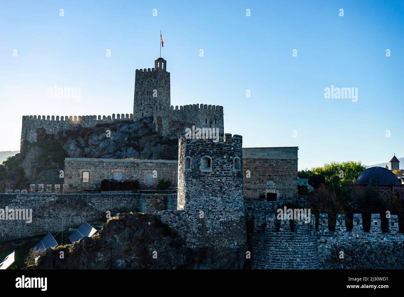 Architecture of medieval castle of Akhaltsikhe town, known as Rabati ...