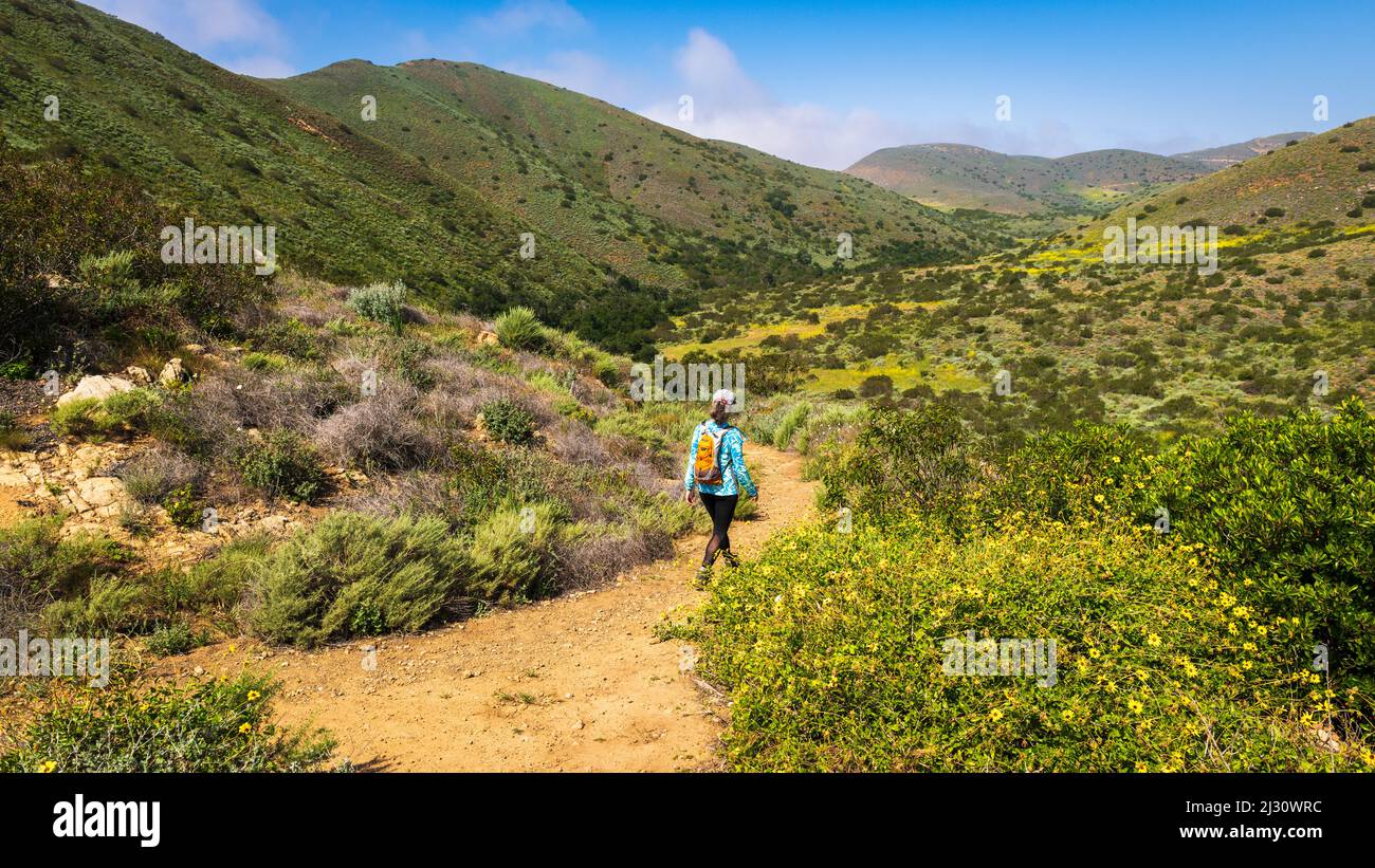 Hiking the Chumash Trail in La Jolla Valley, Point Mugu State Park ...