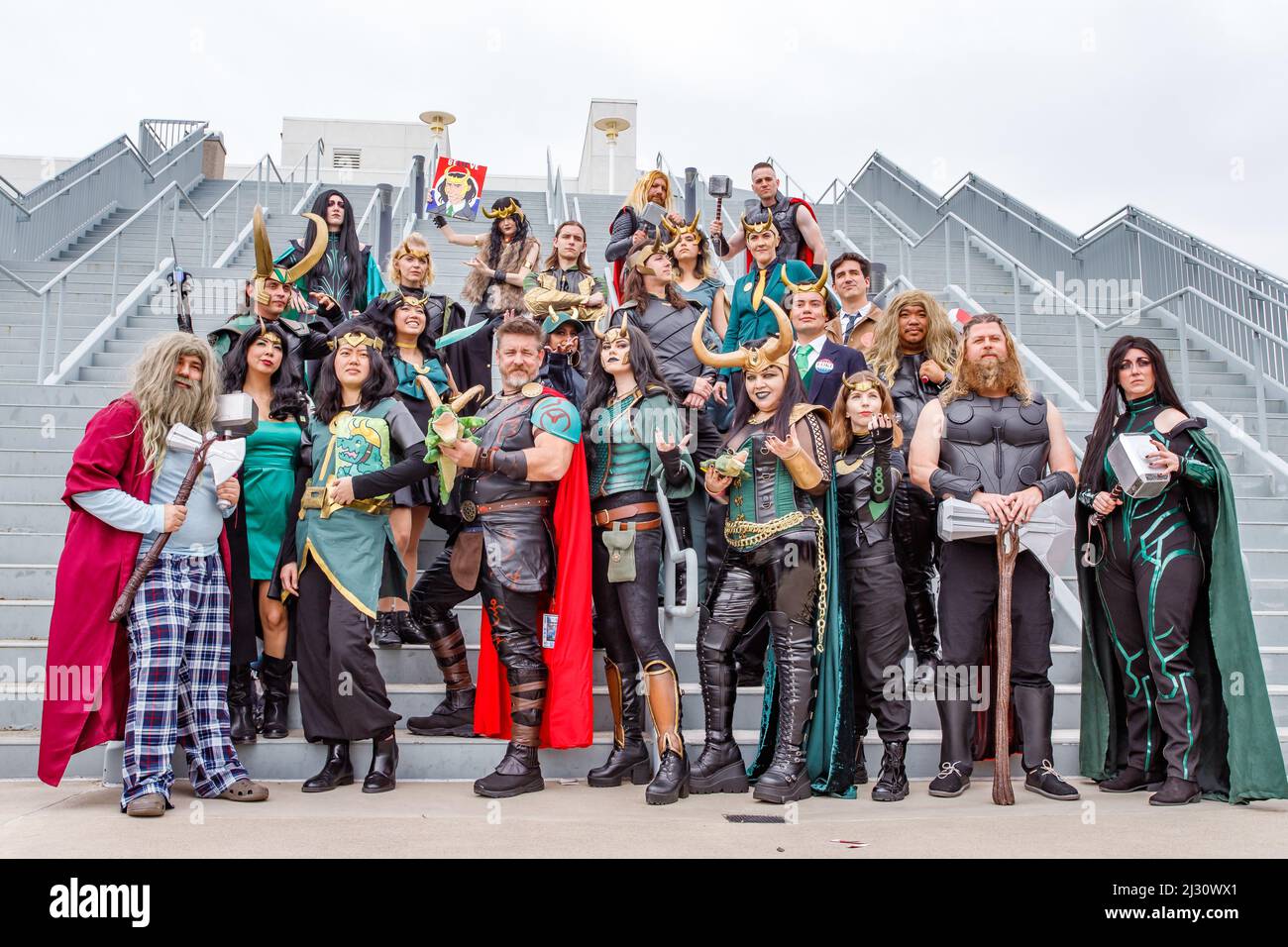 Cosplayers group hi-res stock photography and images - Alamy