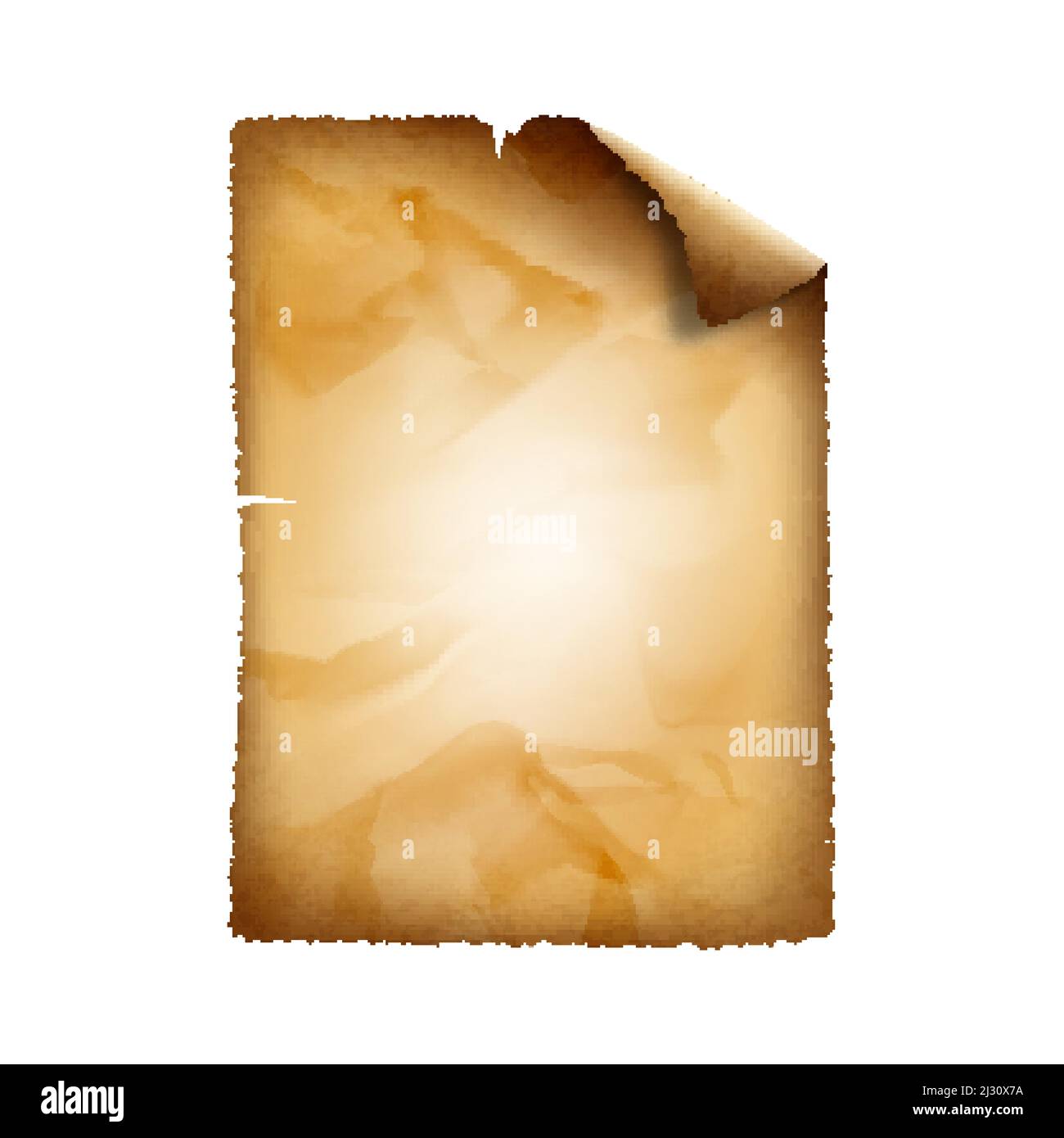 Ancient Poster Paper List Scroll Document Vector Stock Vector Image ...