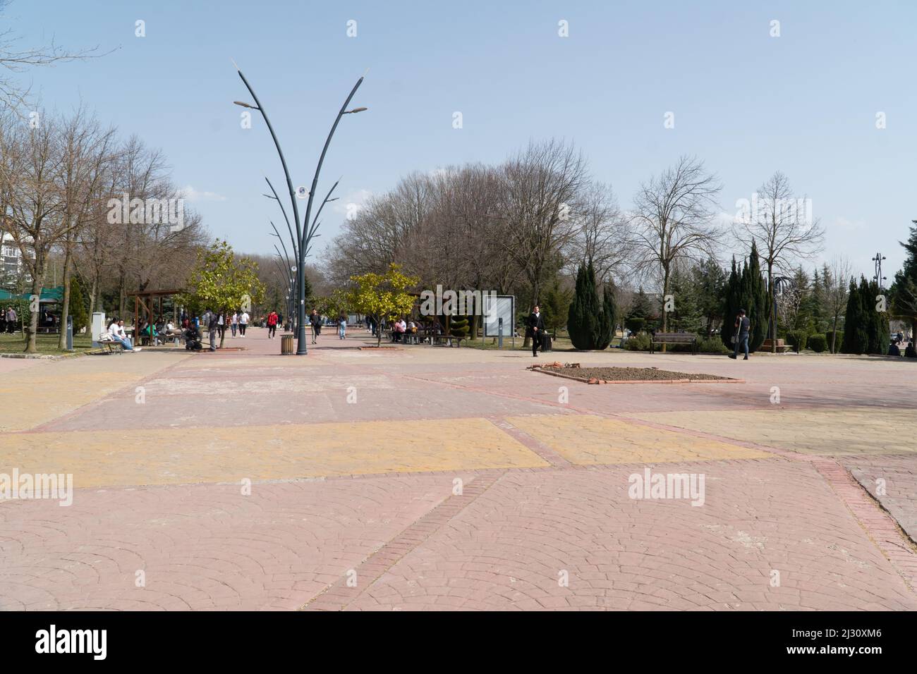 Sakarya, Turkey - March 30, 2022: Sakarya University. Students in the ...