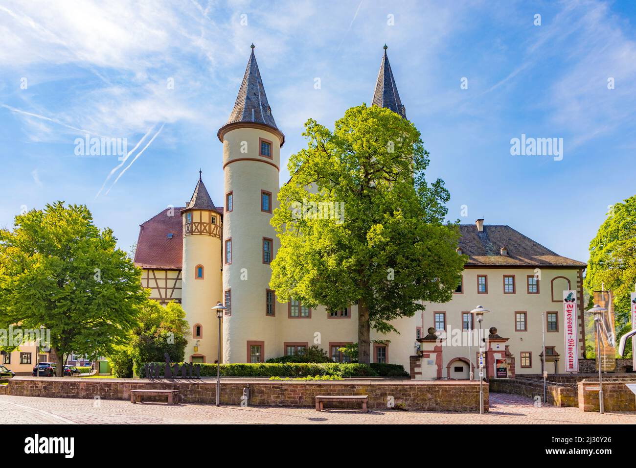 LOHR AN MAIN, GERMANY - MAY 17, 2017: The Spessart museum in Lohr an ...