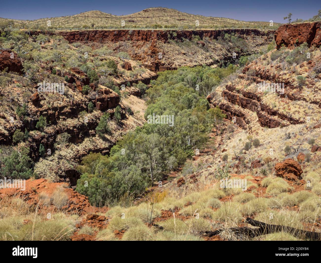 Dales Gorge from the Rim Track, Karijini National Park, Western ...
