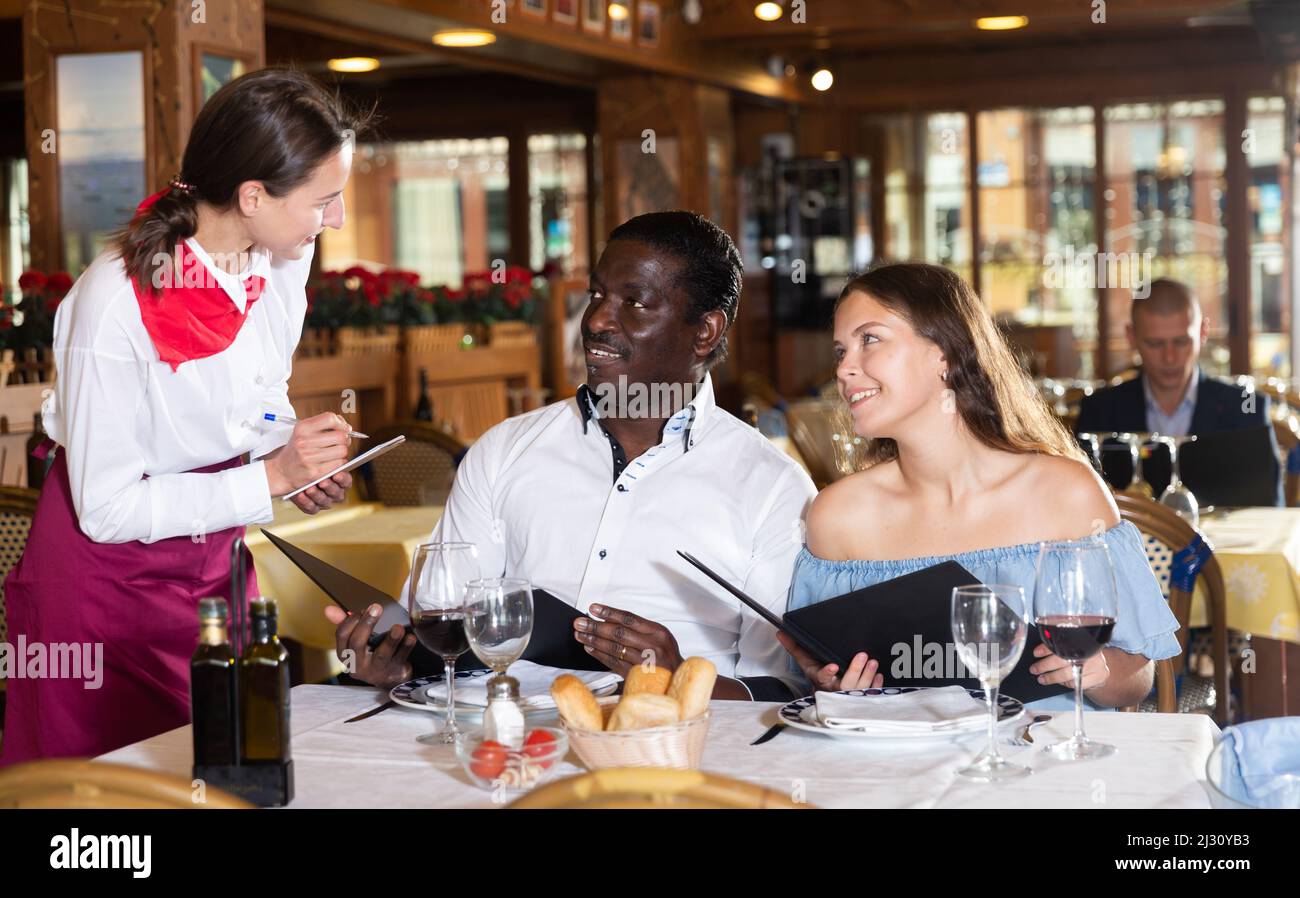 Cheerful black couple making hi-res stock photography and images - Alamy