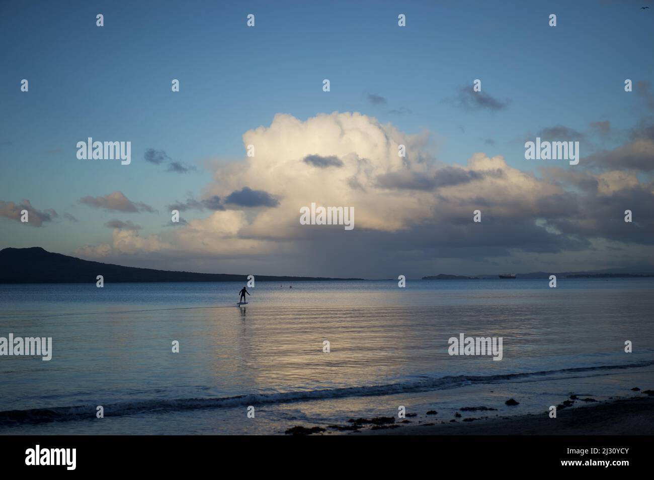 Ocean view in New Zealand Stock Photo - Alamy