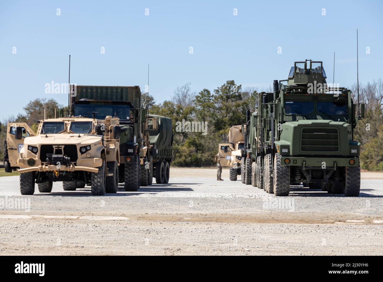 U.S. Marines with Combat Logistics Battalion (CLB) 22, Combat Logistics ...