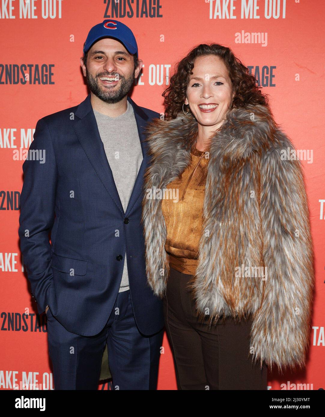 New York, NY, USA. 4th Apr, 2022. Arian Moayed, Krissy Shields at ...