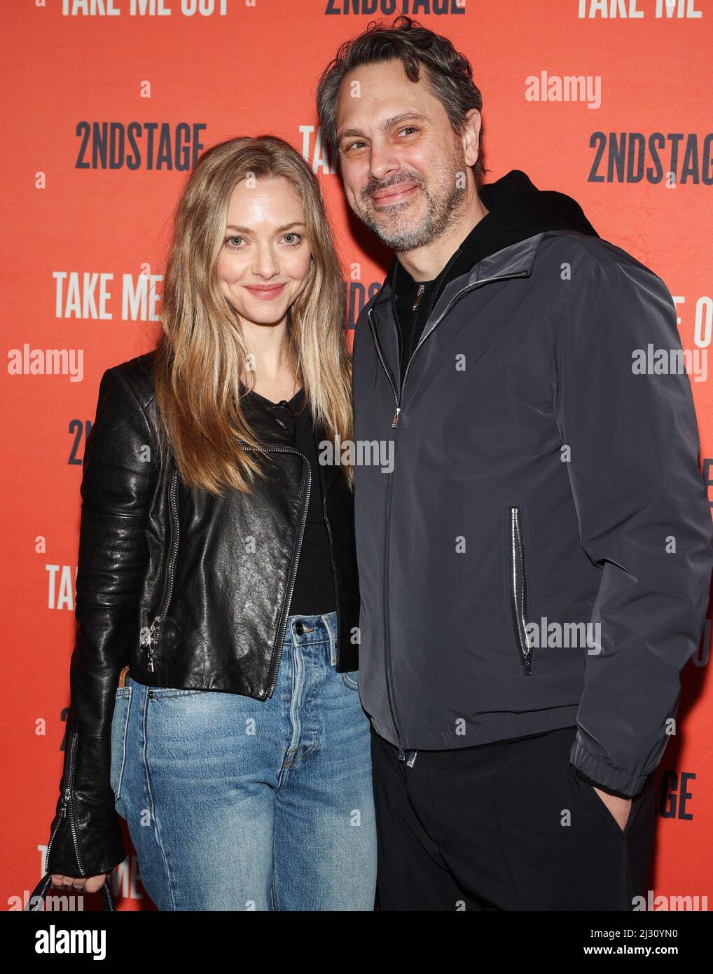 New York, NY, USA. 4th Apr, 2022. Amanda Seyfried, Thomas Sadoski at ...