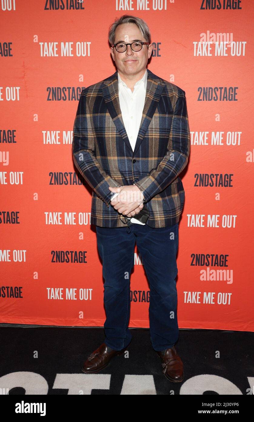 New York, NY, USA. 4th Apr, 2022. Matthew Broderick at arrivals for ...
