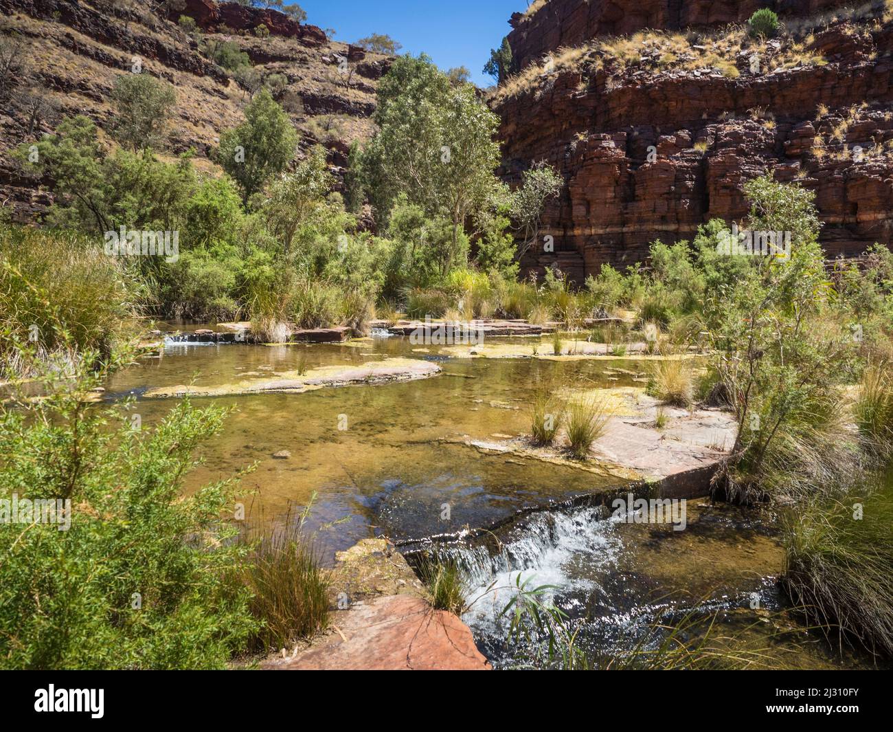 Cascades in Dales Gorge, Karijini National Park Stock Photo - Alamy