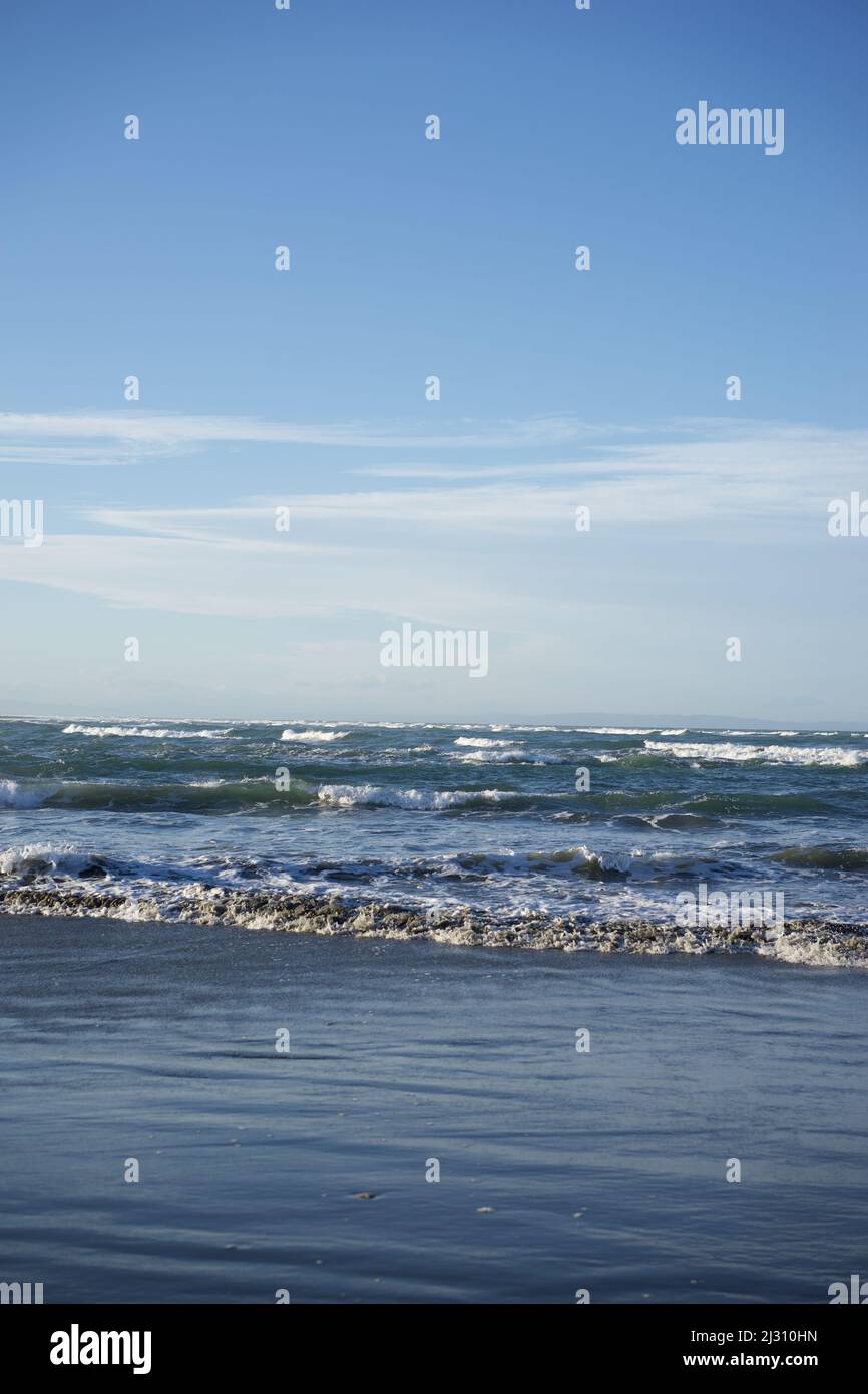 Ocean view in New Zealand Stock Photo - Alamy