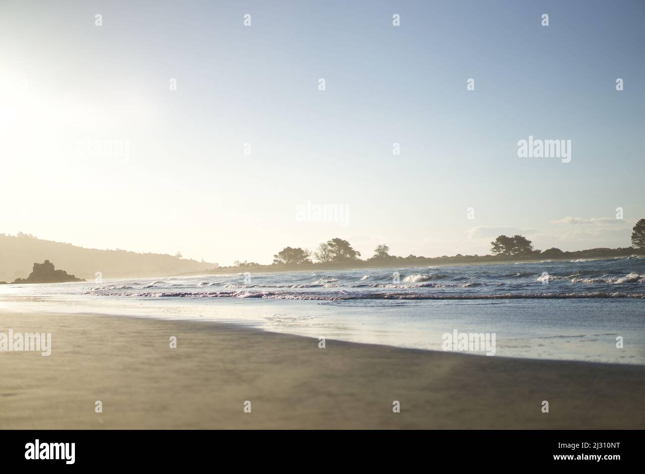 Ocean view in New Zealand Stock Photo - Alamy
