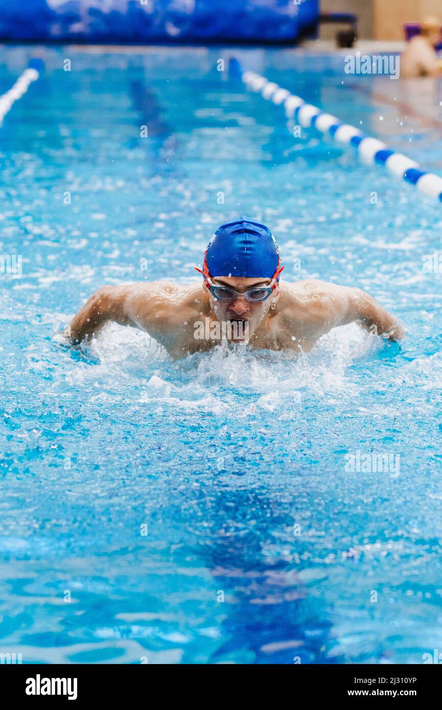 Boy wearing swimsuit hi-res stock photography and images - Alamy
