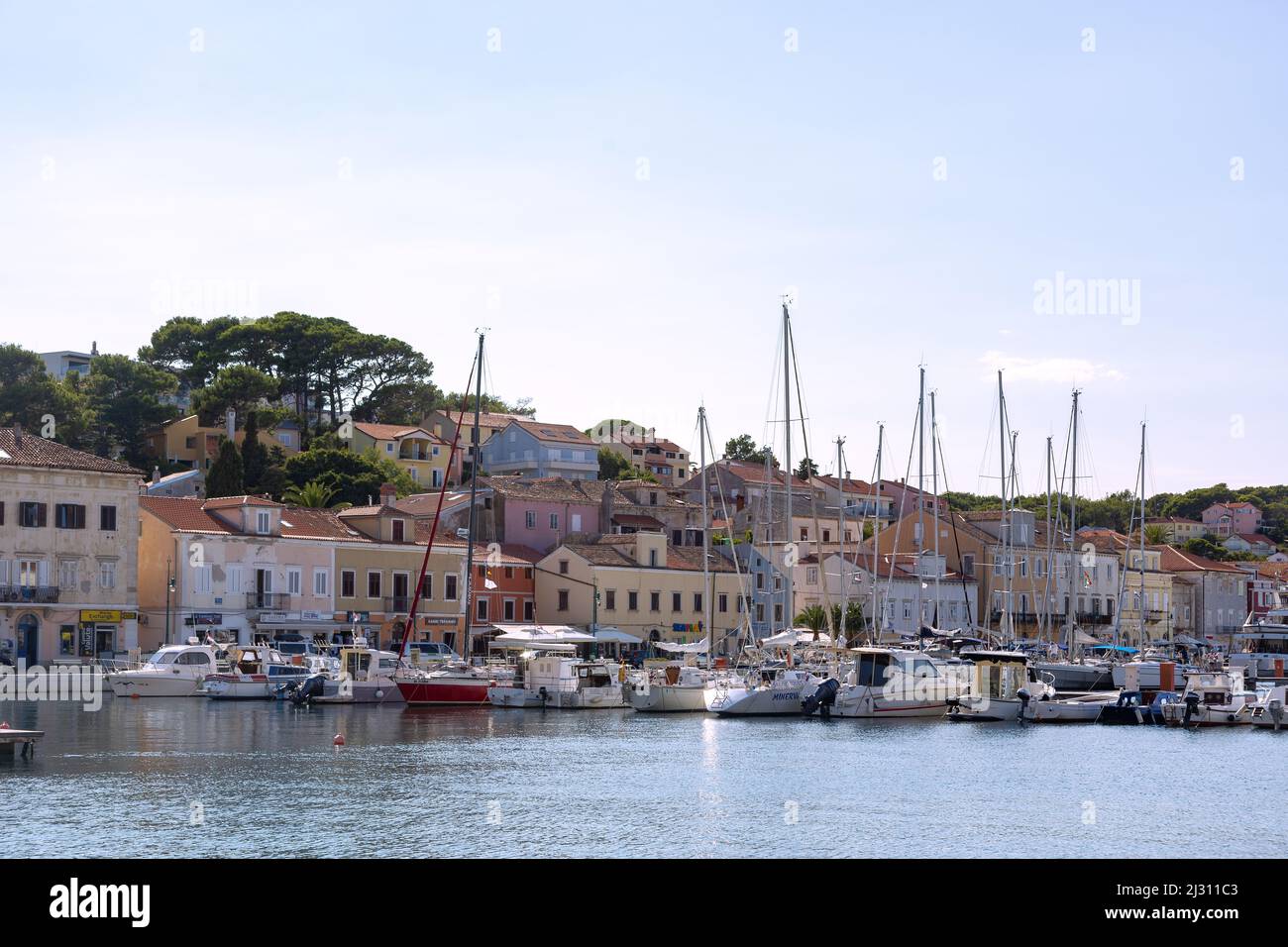 Mali Lošinj; island Lošinj; harbor bay Stock Photo - Alamy