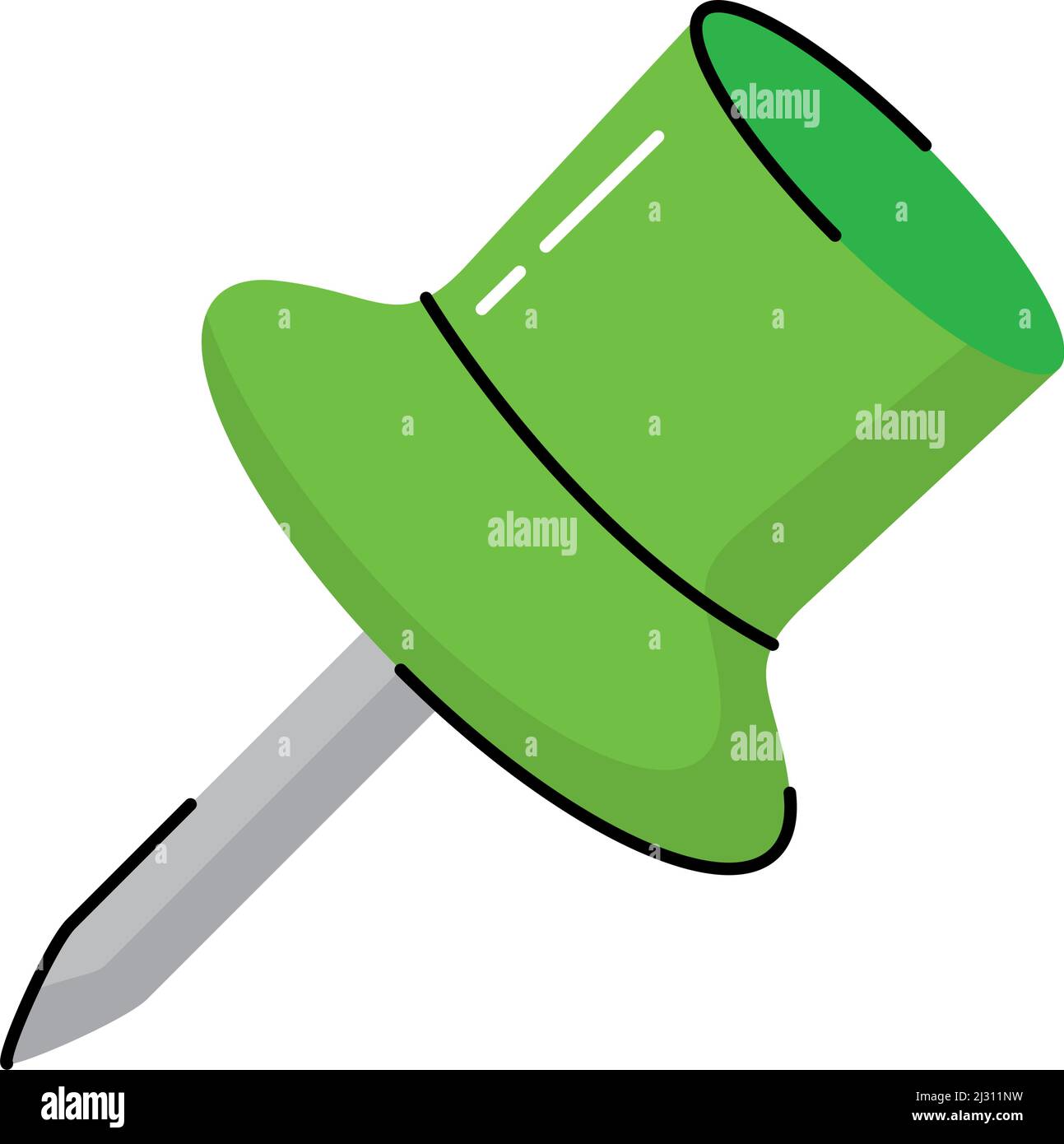 paper pin icon Stock Vector Image & Art - Alamy