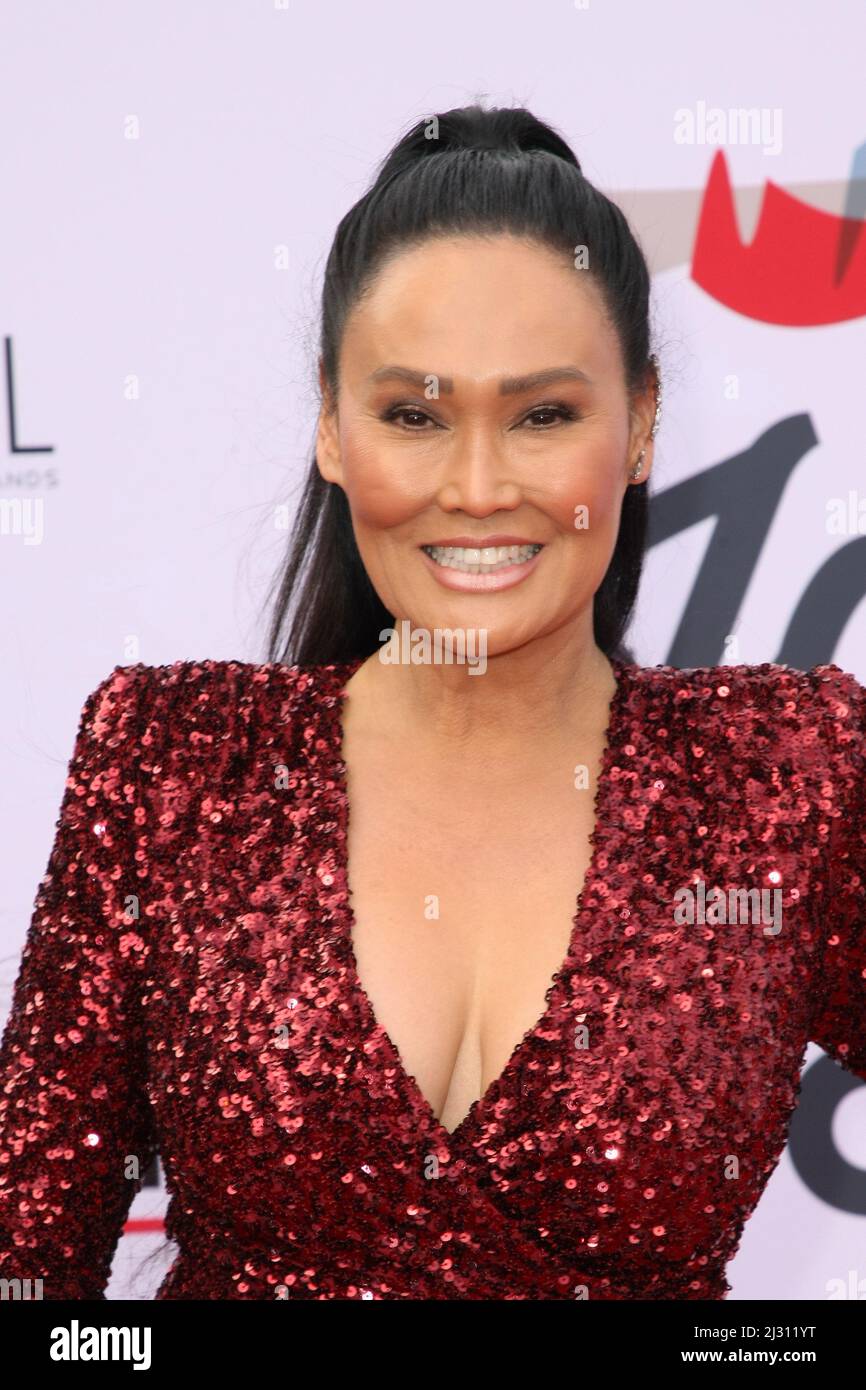 Tia Carrere attends the 4th Annual GRAMMY Awards Viewing Party to ...