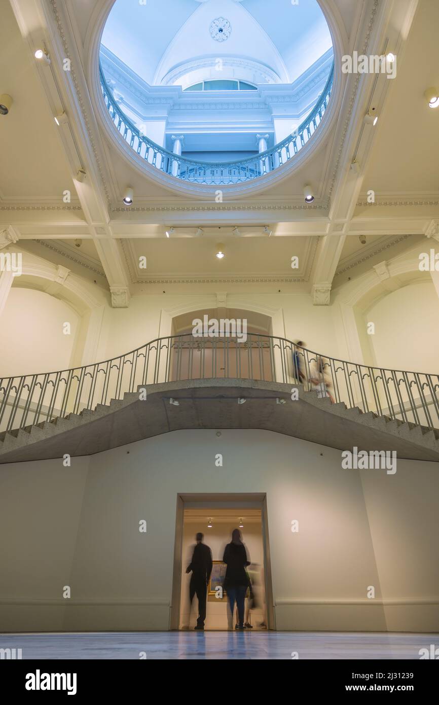 Vancouver, Vancouver Art Gallery, staircase with dome Stock Photo - Alamy