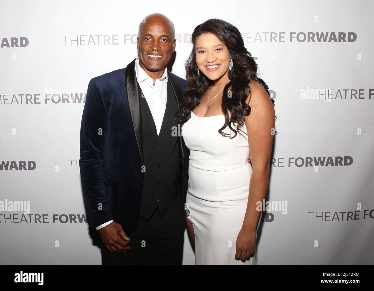 Kenny Leon and Shereen Pimentel attend the Theatre Forward Chairman's ...