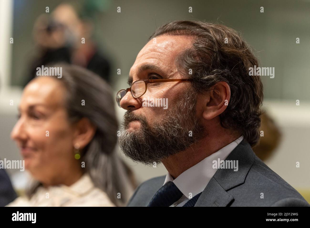 New York, NY - April 4, 2022: Lord Chamberlain of the Royal Hashemite ...