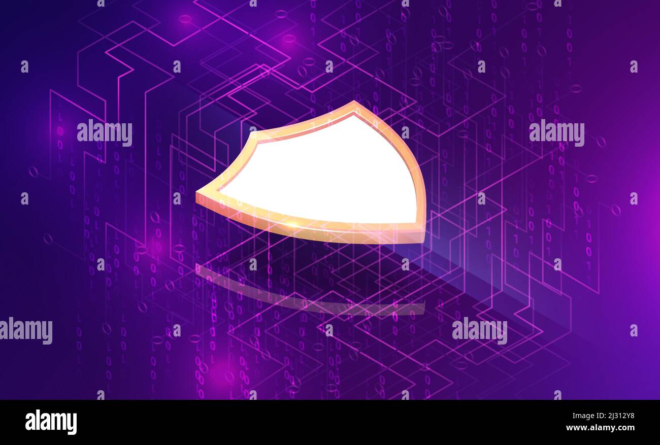 Electronic security business concept vector isometric illustration ...