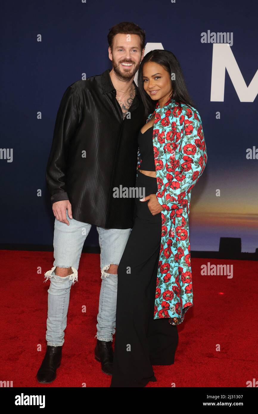 Los Angeles, Ca. 4th Apr, 2022. Matt Pokora and Christina Milian at the ...
