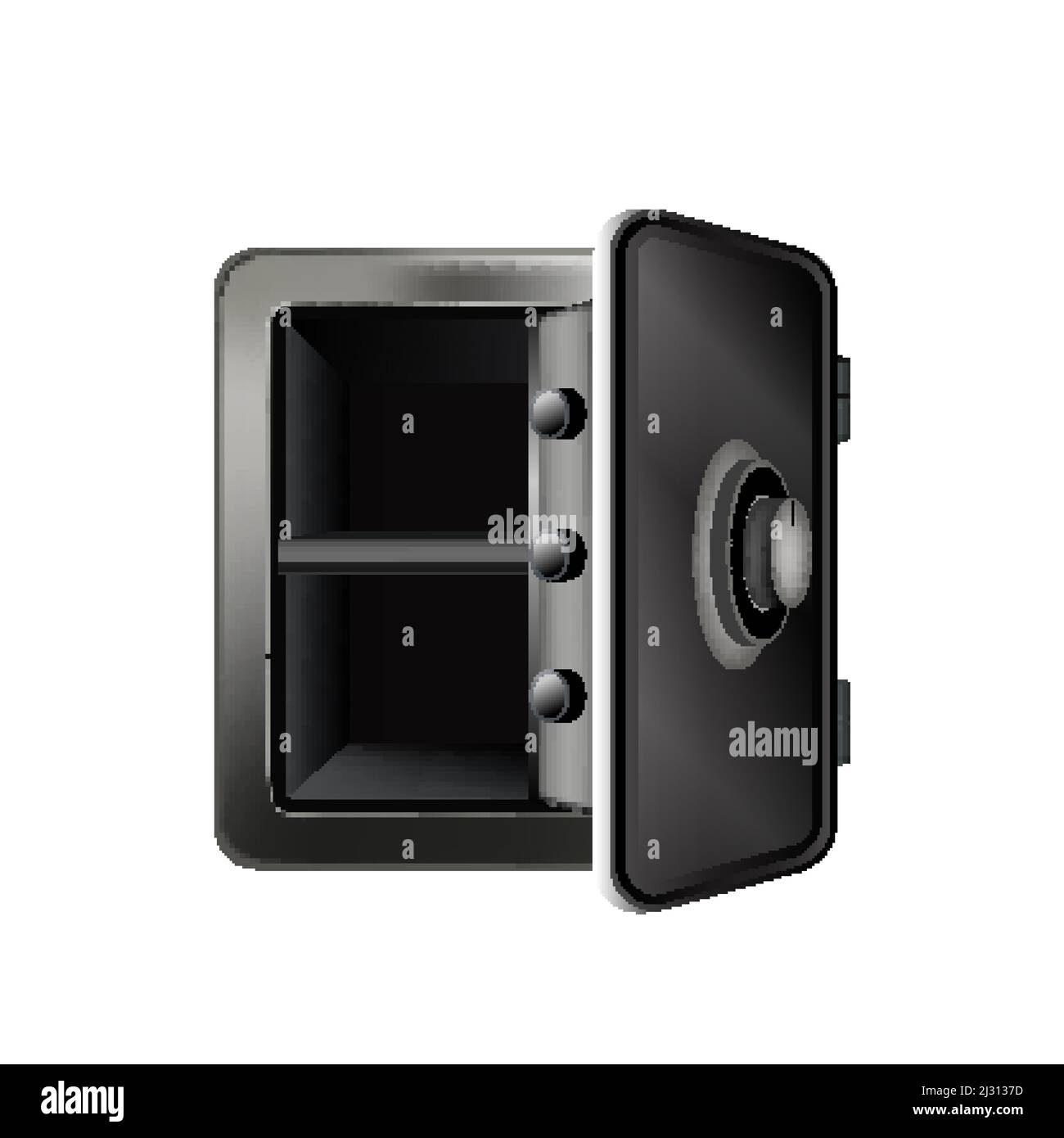 Empty bank vault Stock Vector Images - Alamy