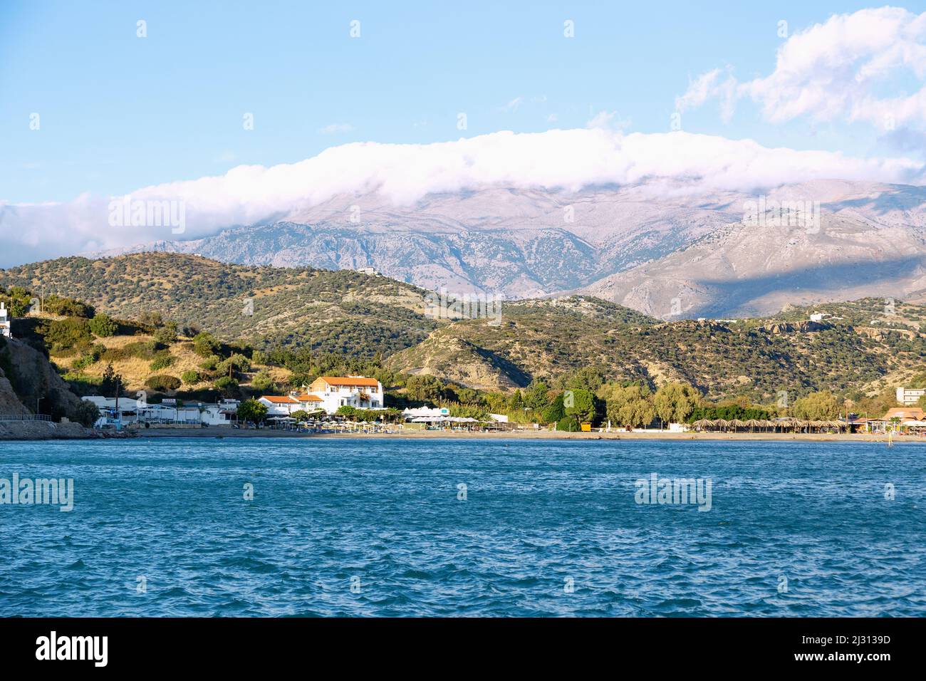 Agia Gallini; beach cove Stock Photo - Alamy