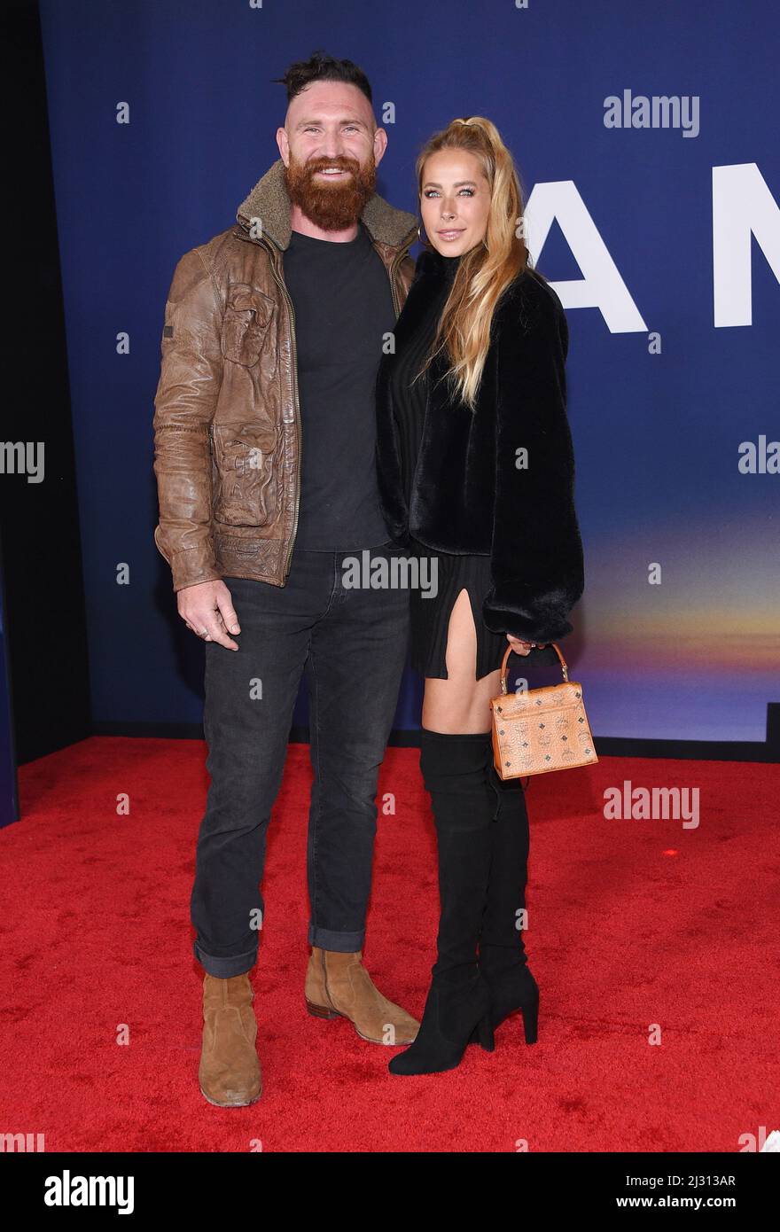 Devan Long arriving to the ‘Ambulance’ Los Angeles Premiere at Academy ...