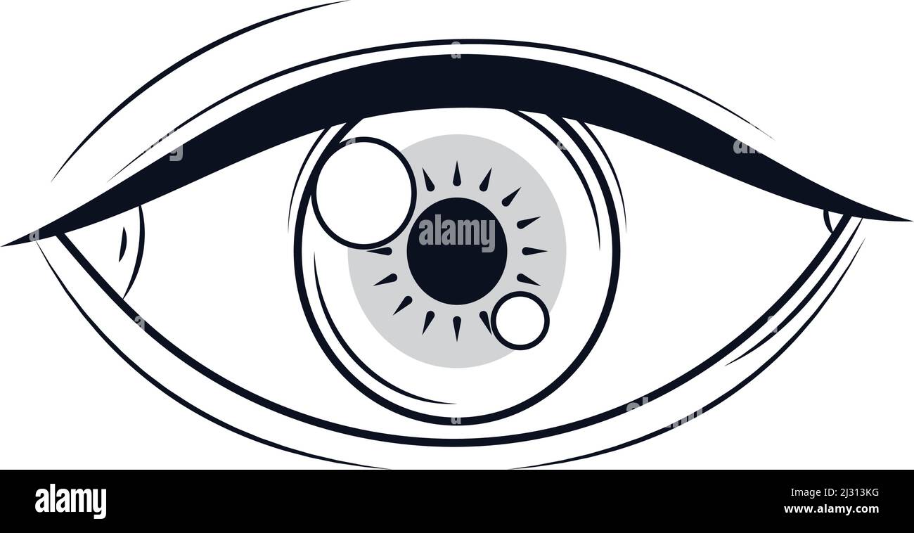 drawing eye icon Stock Vector Image & Art - Alamy