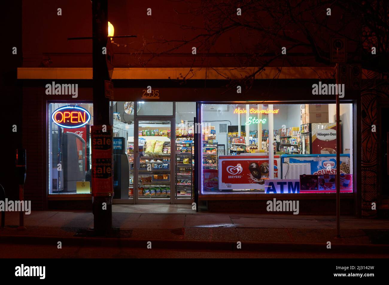 A late-night convenience store on Main Street in the Mount Pleasant ...