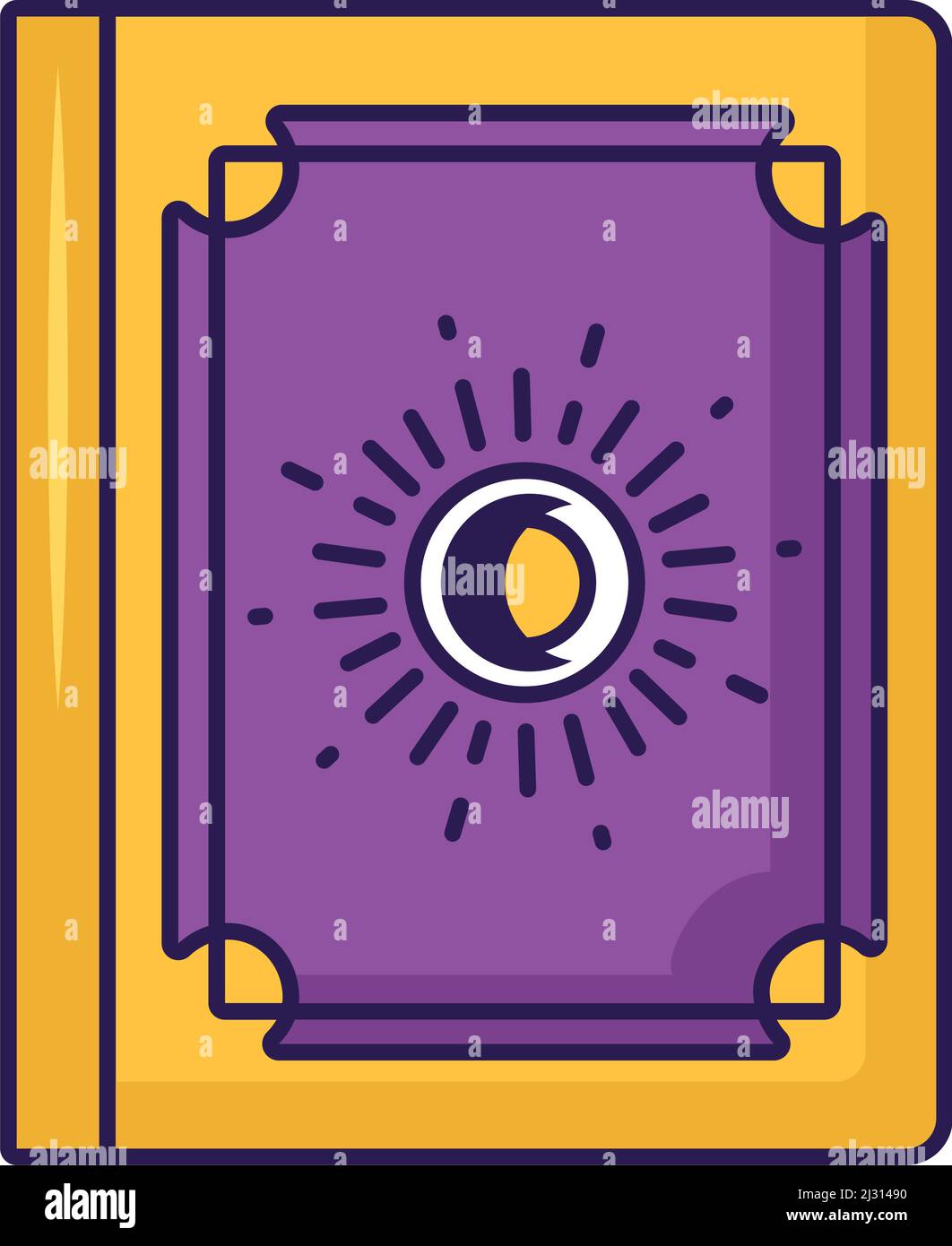 golden magic book Stock Vector Image & Art - Alamy