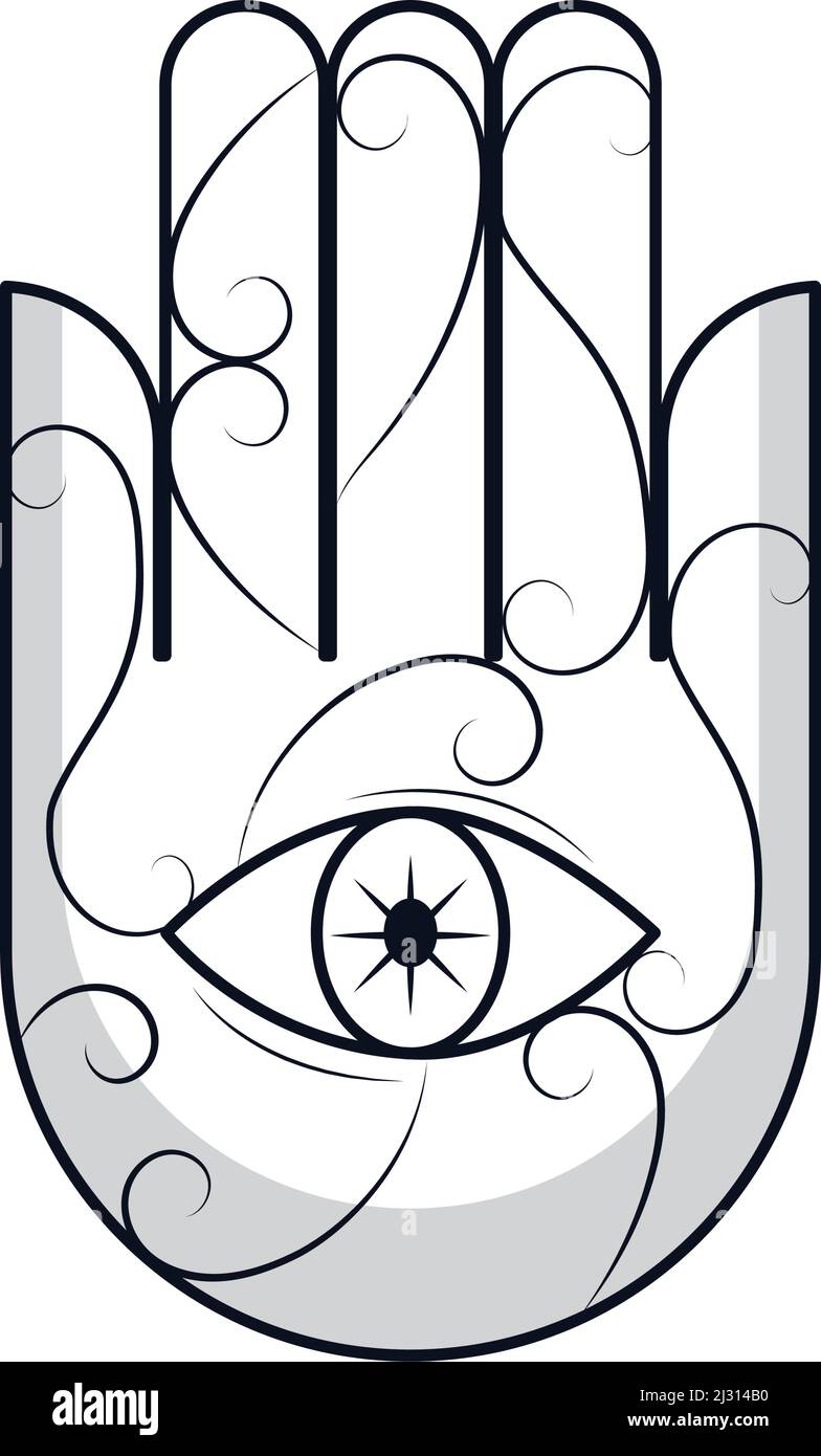 hamsa hand icon Stock Vector Image & Art - Alamy