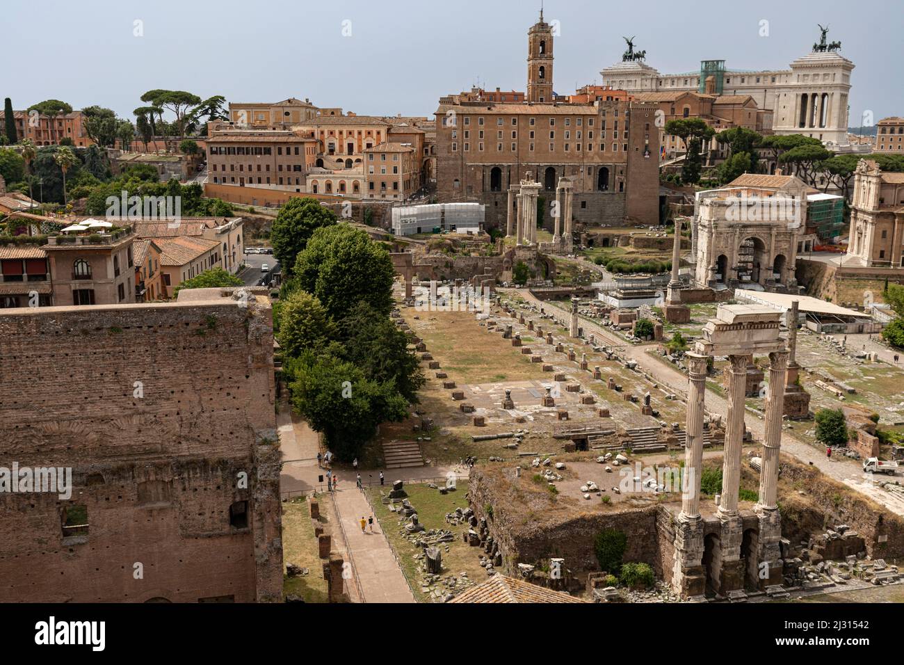 Rome aerial view with ancient architecture hi-res stock photography and ...