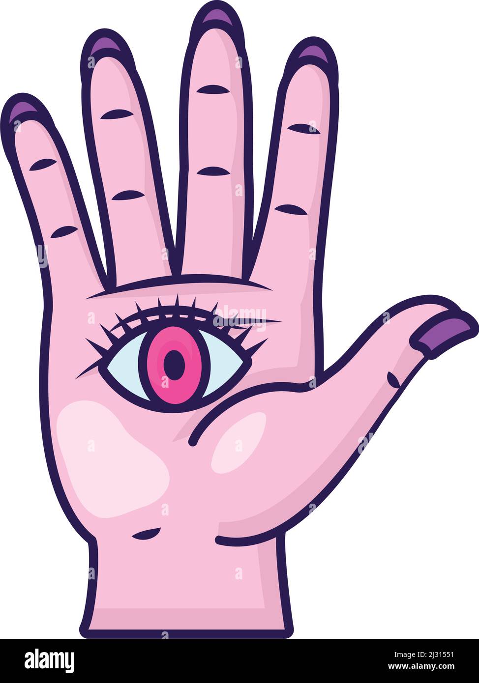 hand eye icon Stock Vector Image & Art - Alamy