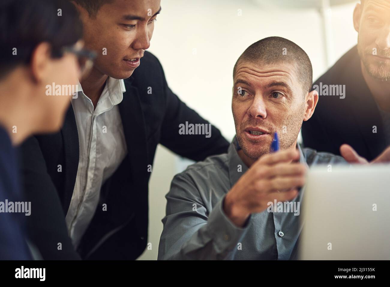 People who set goals are always more successful than others. Shot of a ...