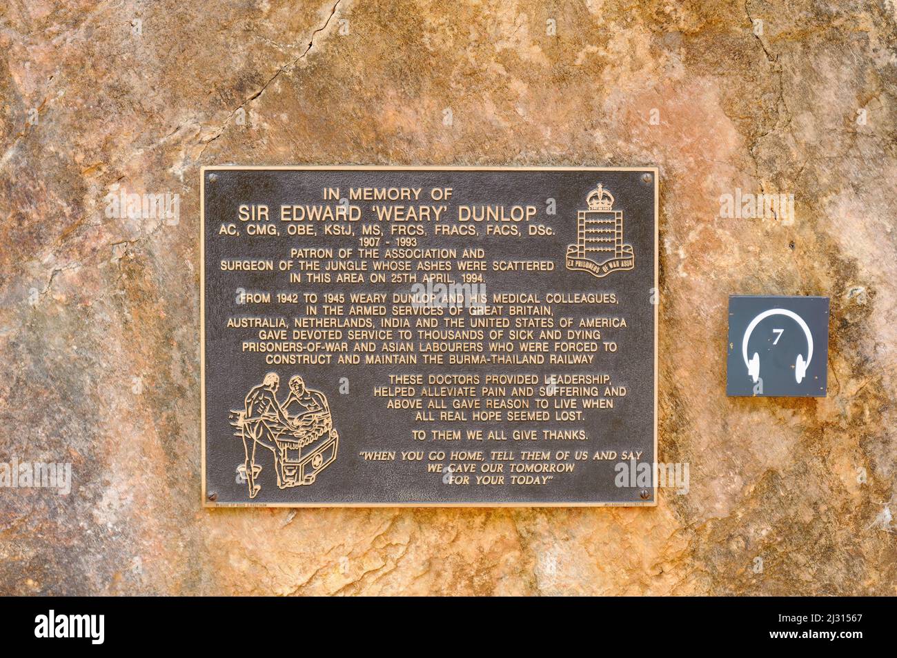 Hellfire Pass on the notorious Burma to Thailand death railway, where ...