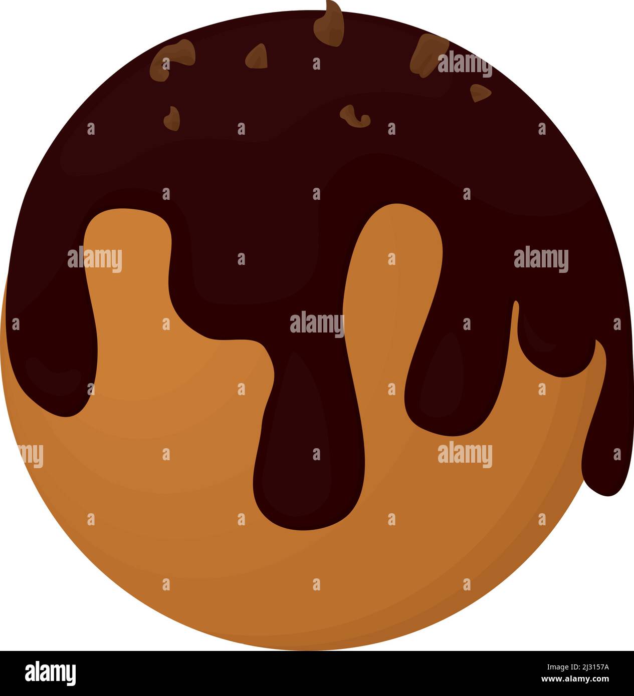 chocolate cookie icon Stock Vector Image & Art - Alamy