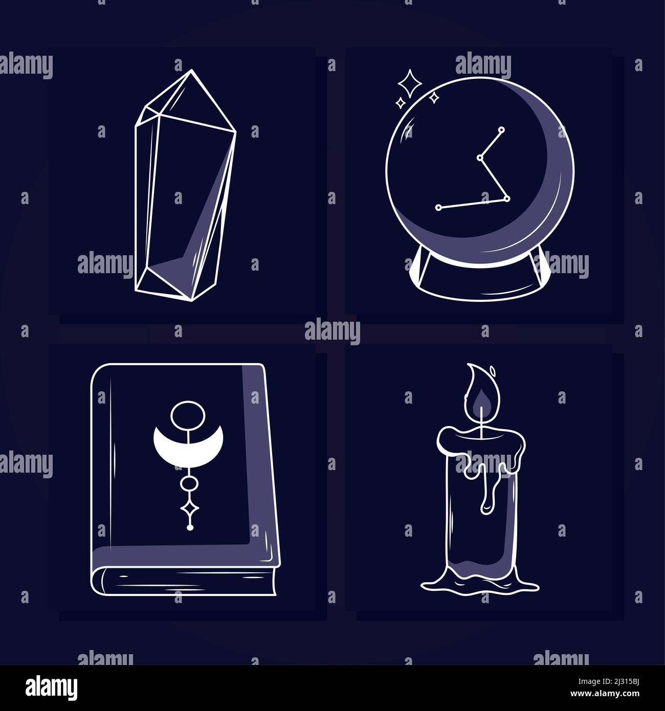 occult and witchy icon set Stock Vector Image & Art - Alamy