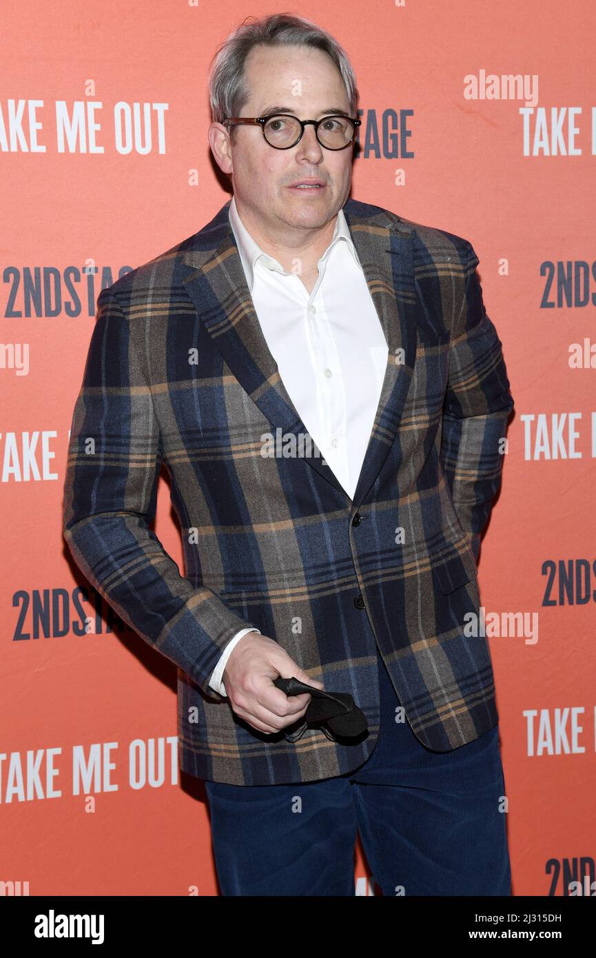 Actor Matthew Broderick attends the opening night of Broadway’s “Take ...