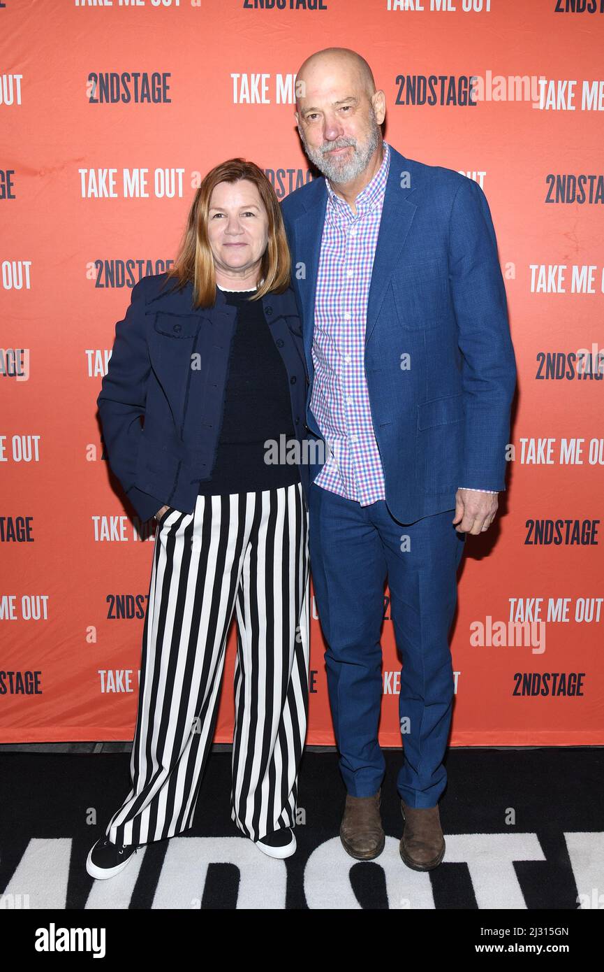 New York, USA. 04th Apr, 2022. (L-R) Actors Mare Winningham and Anthony ...