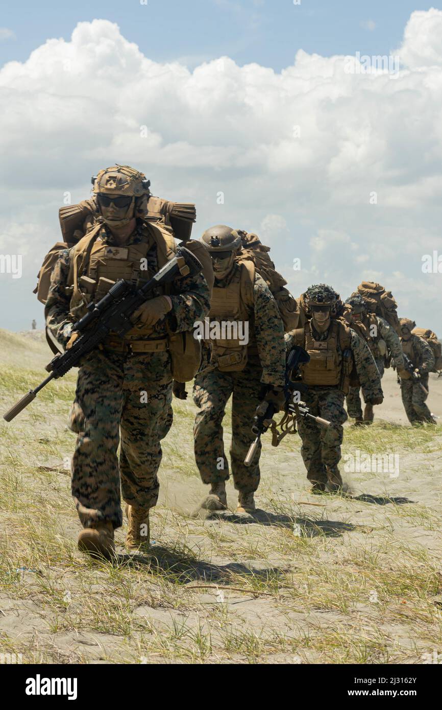 U.S. Marines with 1st Battalion, 3d Marines, 3d Marine Division ...