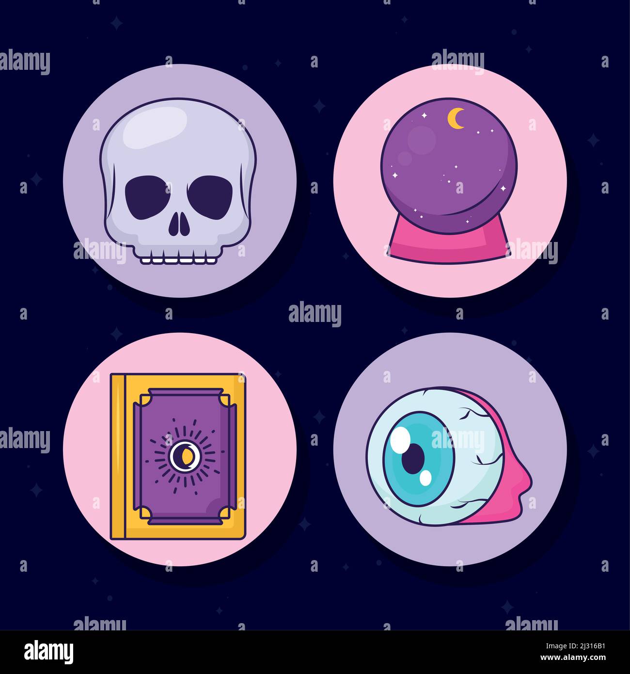 Witchy icon hi-res stock photography and images - Alamy