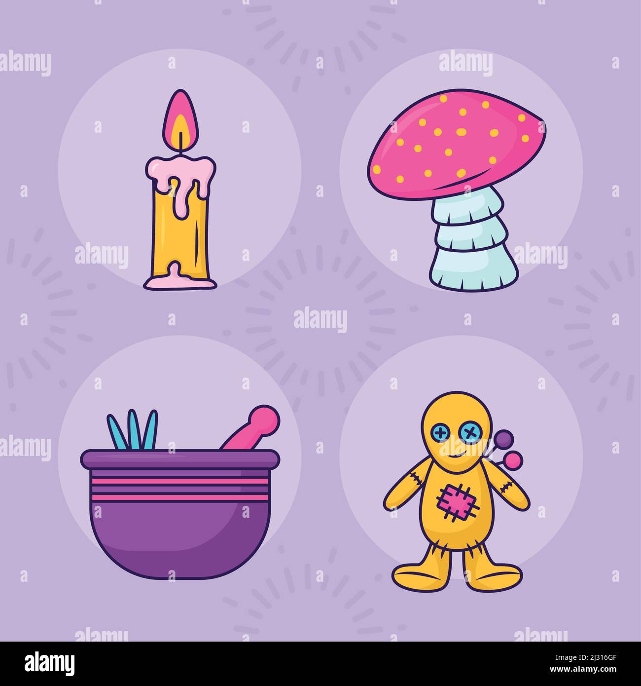 occult icon set Stock Vector Image & Art - Alamy