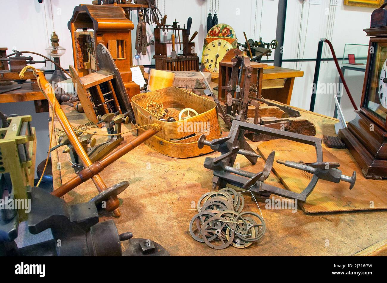 Germany, Baden-Wuerttemberg, Black Forest, Furtwangen, clock museum ...