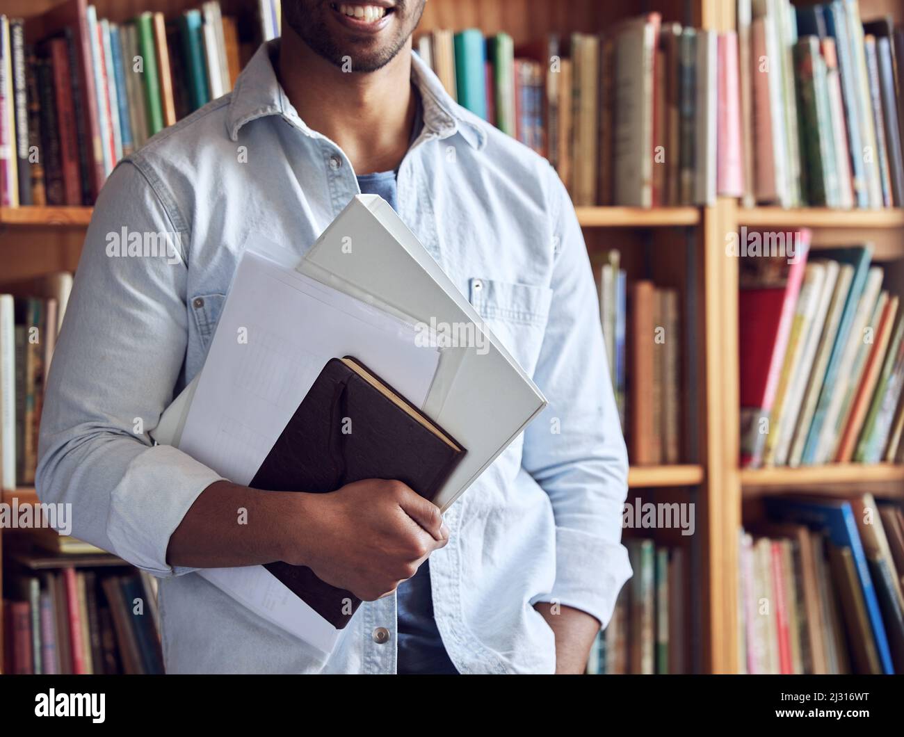The beginning of a bright future. Shot of an unrecognisable man ...