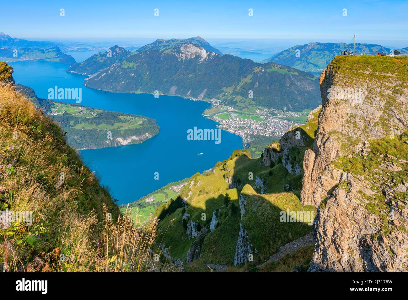 Aerial view lake lucerne hi-res stock photography and images - Alamy