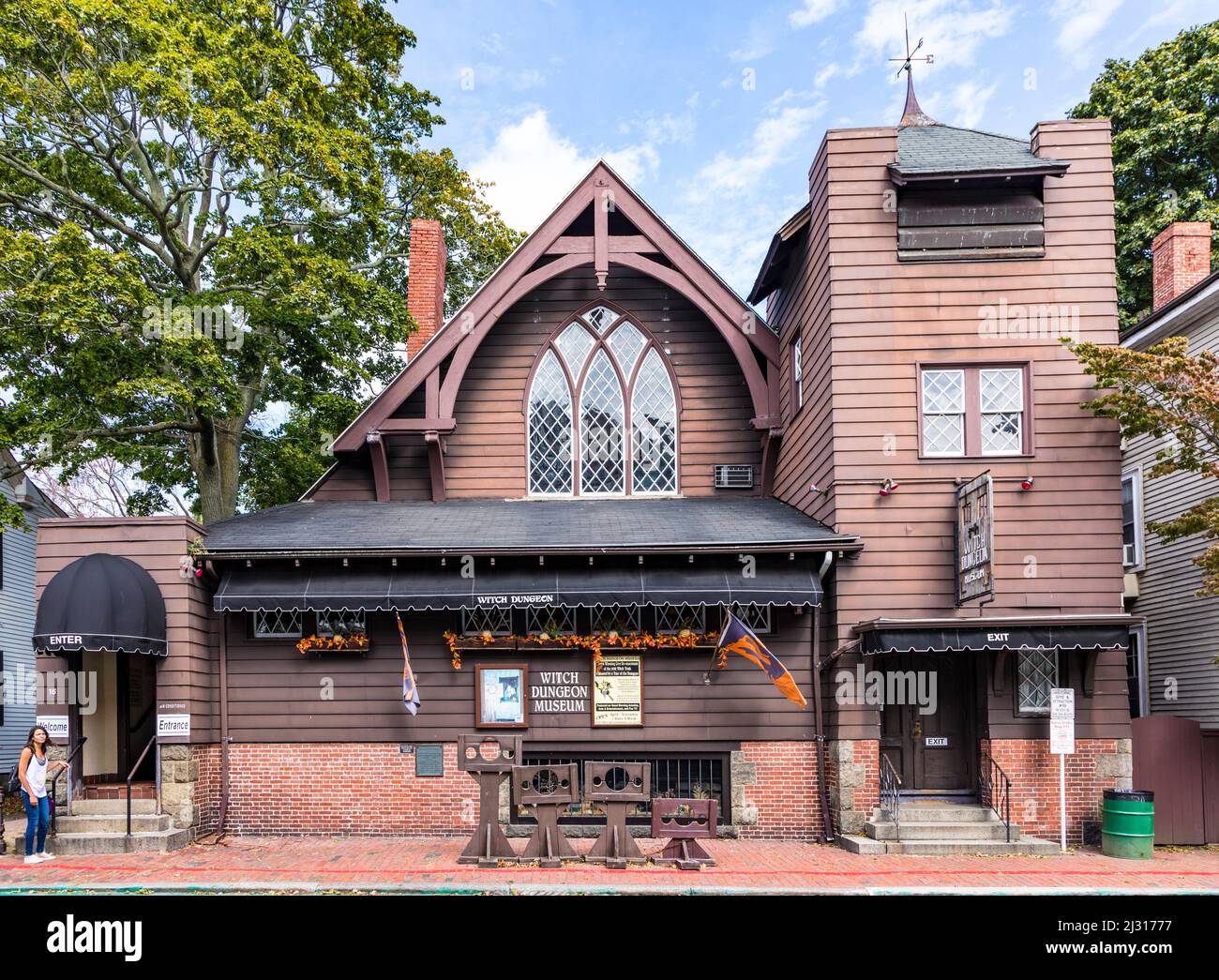 Salem witch dungeon museum hi-res stock photography and images - Alamy
