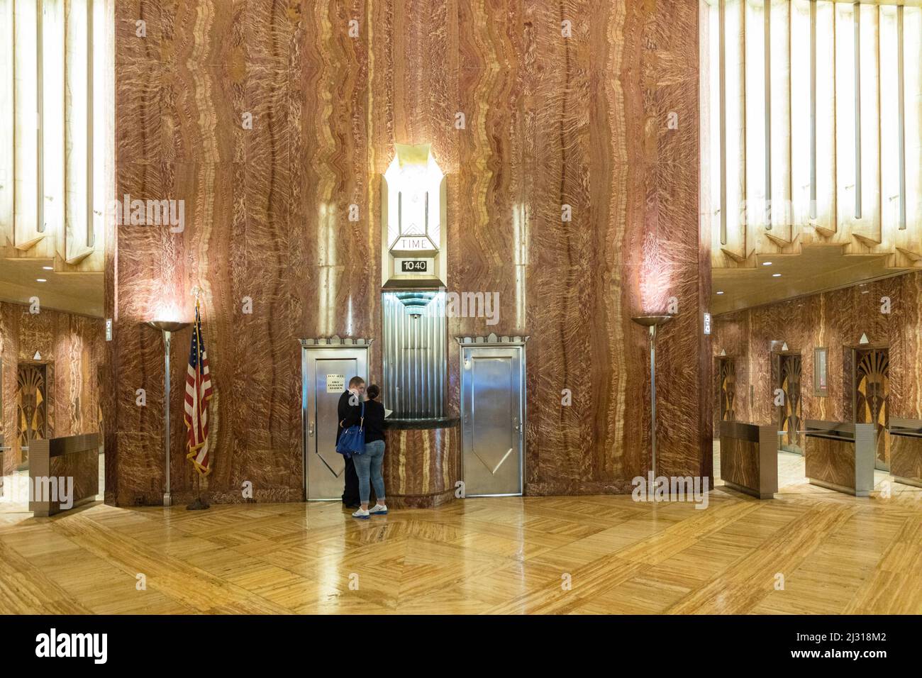 Chrysler building interior hi-res stock photography and images - Alamy