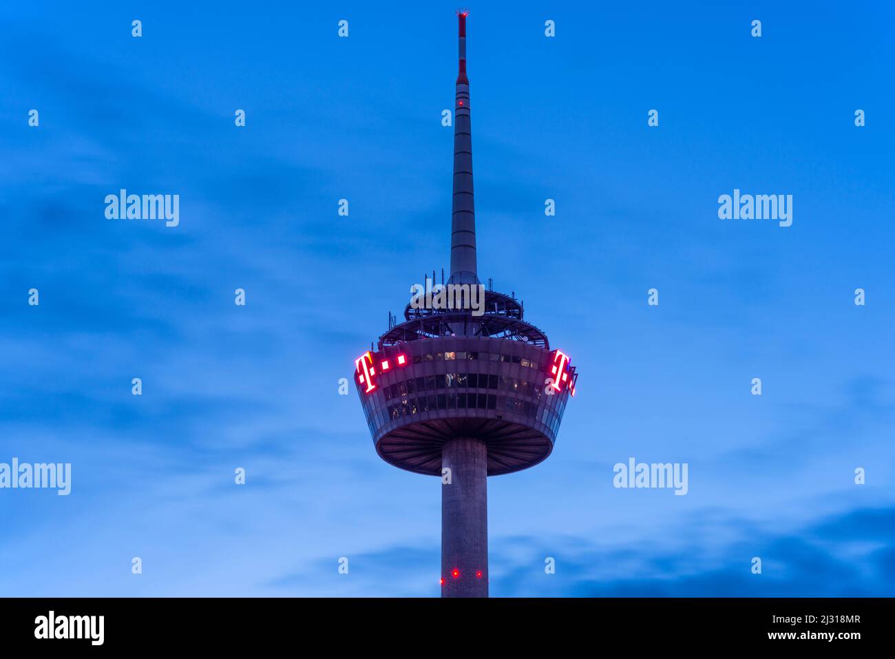 The colonius the cologne telecommunications tower hi-res stock ...